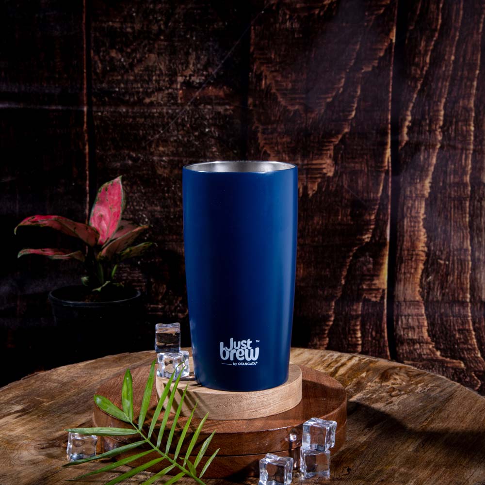 Insulated Steel Sipper Flask, 640ml | Blue Tumbler Sipper with Lid